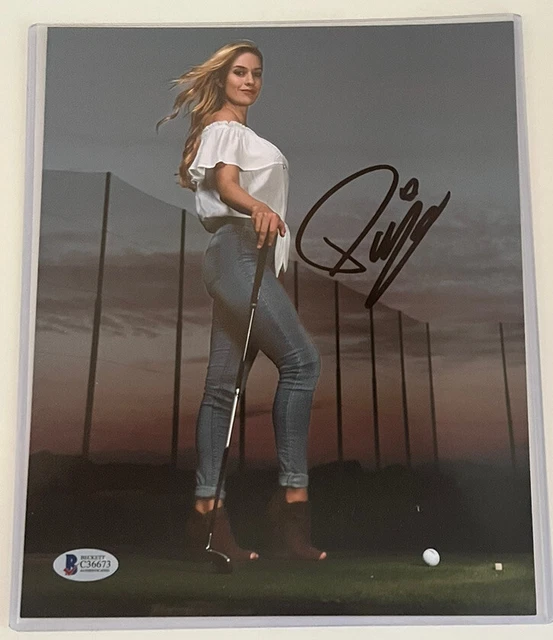 PAIGE SPIRANAC GOLF/MODEL Signed 8X10 Photo Beckett Bas £94.14 ...