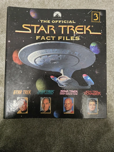 16 X OFFICIAL Star Trek Fact Files #3 #32-47 Vintage Magazine £16.31 ...