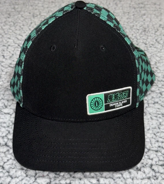 DEMON SLAYER TANJIRO Corps Trucker Hat OSFA Green & Black £22.83 ...