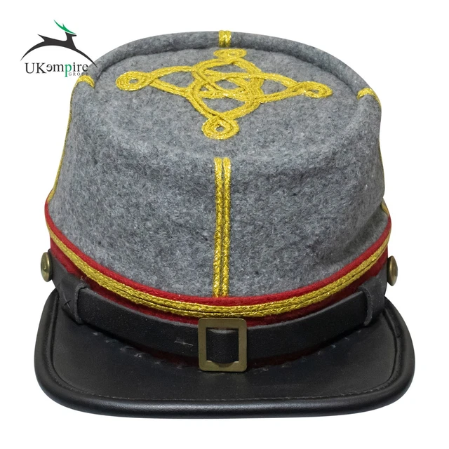 AMERICAN CIVIL WAR Officer Captain Kepi (CSA) Red Band – Confederate ...