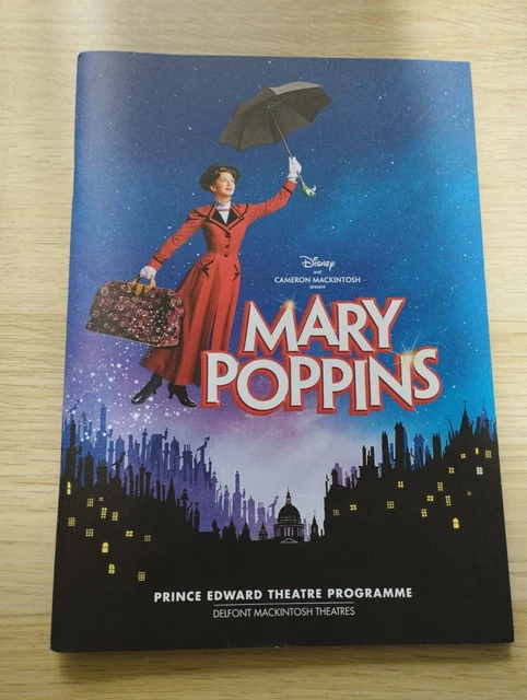 MARY POPPINS - London West End Theatre Programme 2019 Charlie Stemp £12 ...