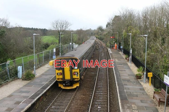 PHOTO CLASS 153 Unit 153377 At St Erth Railway Station A Great Western ...