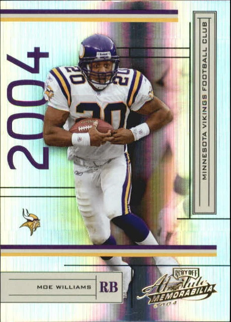 2004 ABSOLUTE MEMORABILIA Football Card #77 Moe Williams/1150 EUR 2,22 ...