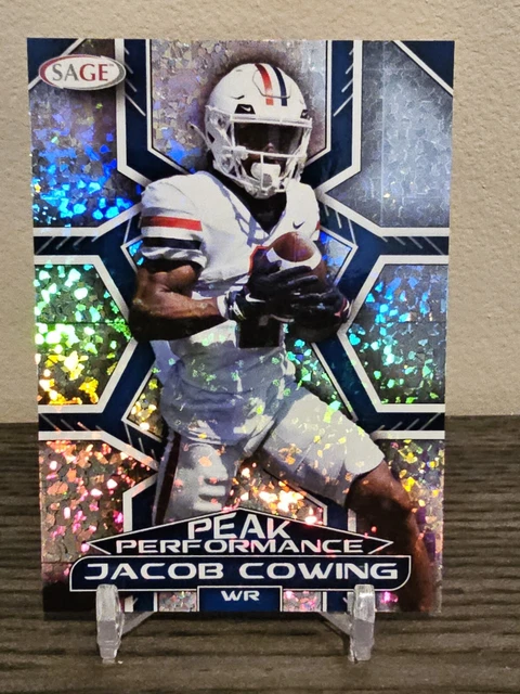 2024 SAGE FOOTBALL Jacob Cowing Peak Performance Foil #PK-JC- Arizona ...