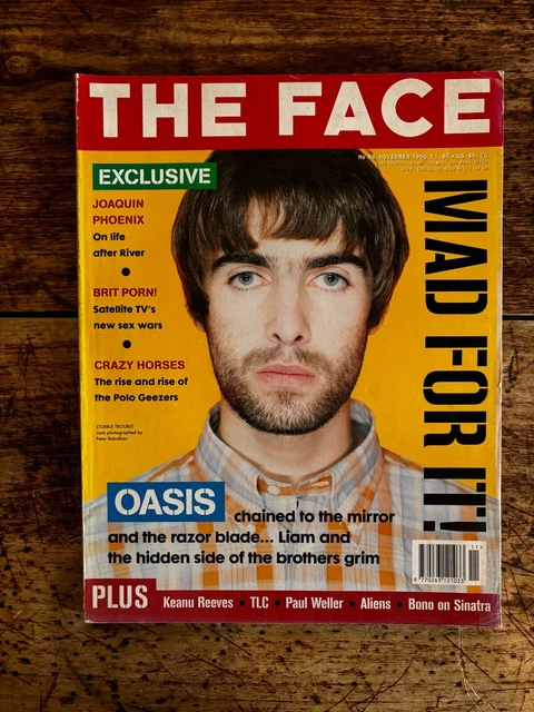 THE FACE MAGAZINE Nov 1995 Liam Gallagher/Oasis/Joaquin Phoenix/TLC £10.00 - PicClick UK