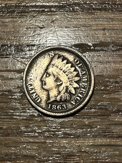 1863 INDIAN HEAD Cent Penny - Bon + État - 72SU EUR 7,48 - PicClick FR
