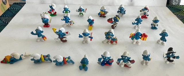 PEYO - SCHTROUMPFS - figurines style Schleich années diverses 2 EUR 3 ...