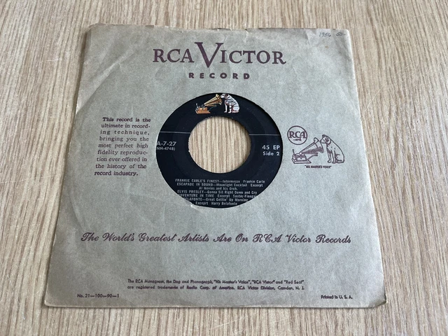 ELVIS PRESLEY AND others EP record RCA Victor 1956 Promo Sampler $10.70 ...
