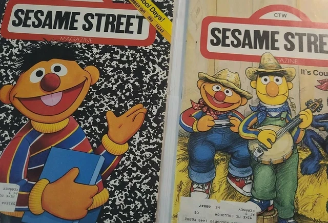 SESAME STREET VINTAGE 1988 Magazine Lot of 3 Magazines £26.75 - PicClick UK