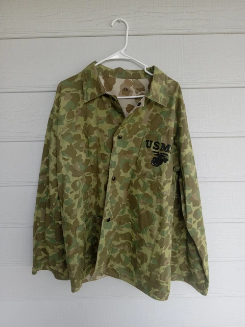 VINTAGE WW2 REPO WW2 WWII USMC Reversable Herringbone Hbt Insignia ...