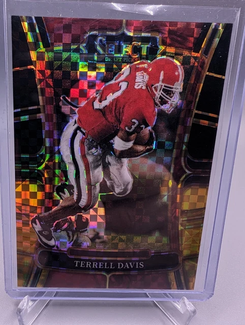 2023 SELECT DRAFT Picks Black & Gold Squares Prizm Terrell Davis HOF ...