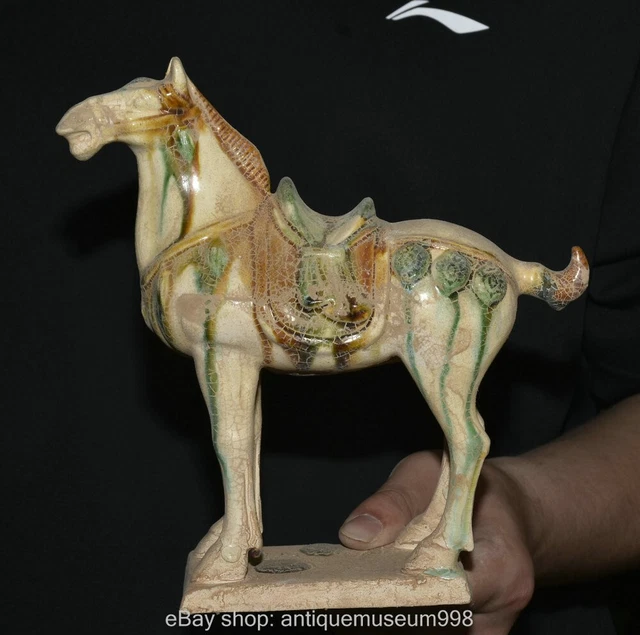 8.4 &STATUE DE Tang ma, Palais de la dynastie Tang tricolore rare dans ...