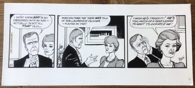 BILL MEVIN SIGNED 'SOAPREMES' original comic strip cartoon MAIL ...