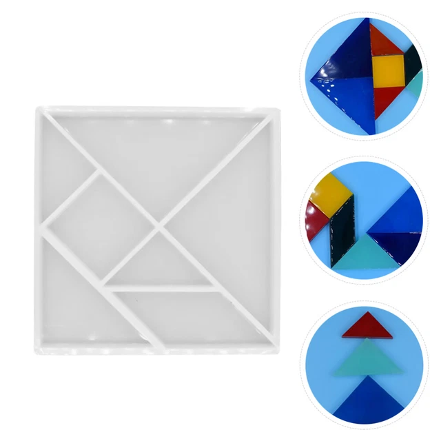 MOLDE PARA CHOCOLATE Tangram Accessories Epoxy Resin £8.88 - PicClick UK