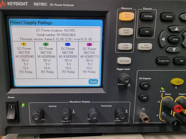 AGILENT / KEYSIGHT N6731B DC Power Module -Opt 761 Output Disconnect ...