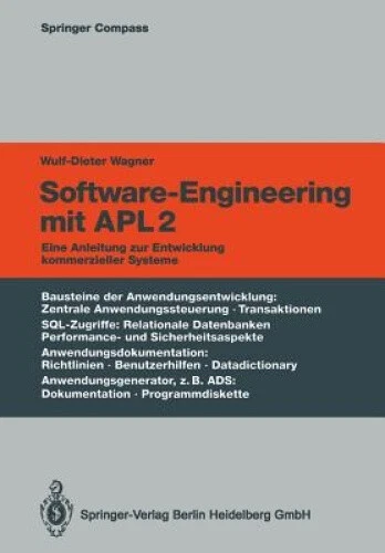 SOFTWARE-ENGINEERING MIT APL2: Eine Anleitung Zur Entwicklung Kommerzieller EUR 83,88 - PicClick FR