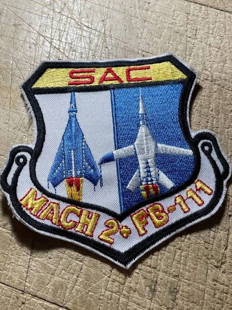 1980S/1990S? US AIR FORCE PATCH-SAC MACH 2+ F-111 ORIGINAL USAF BEAUTY ...