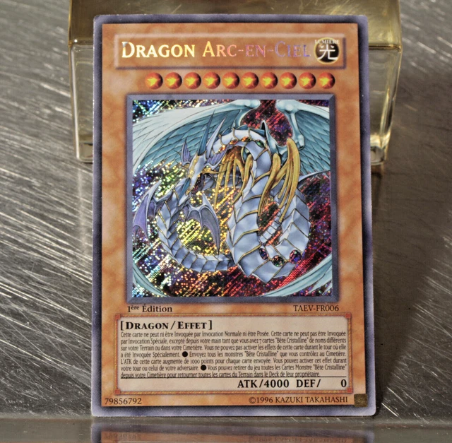 CARTE YU-GI-OH! DRAGON Arc-en-Ciel TAEV-FR006 Secret Rare 1ère édition EUR 70,00 - PicClick FR