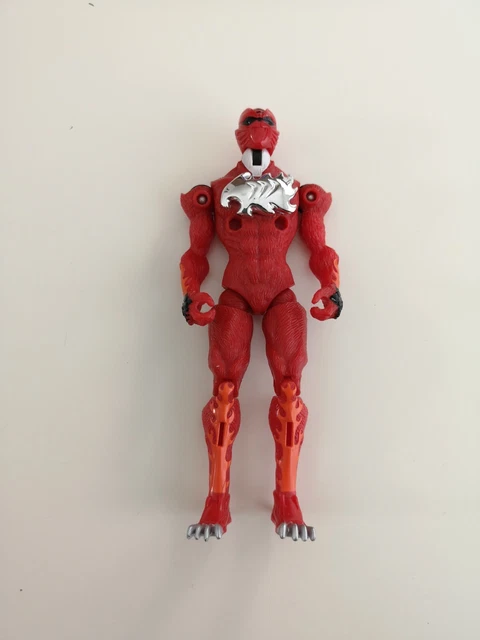 POWER RANGERS JUNGLE Fury Animalized Red Tiger Ranger Bandai Action ...