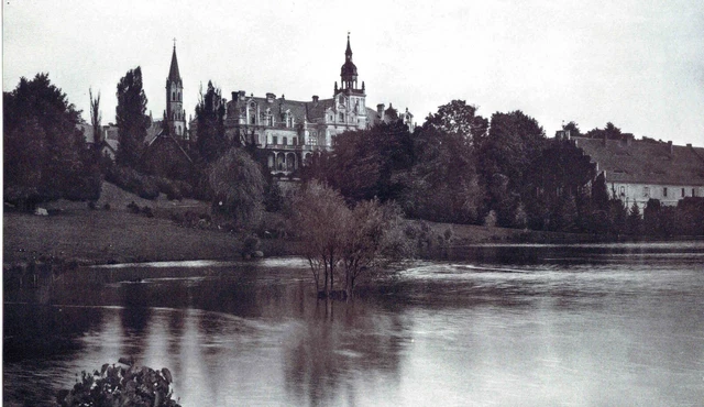 BECHAU/ BIECHÒW- SCHLOSS im Kreis Neisse (Schlesien) 1909 EUR 8,50 ...