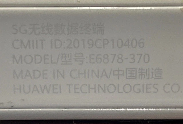 HUAWEI 5G MOBILE WiFi Pro E6878-370 Portable Wireless Router £140.06 ...