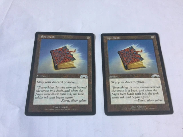 2 X SPELLBOOK MTG Magic the gathering cards EUR 10,28 - PicClick FR