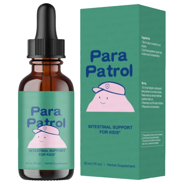 PARA PATROL STOMACH Cleansing Drops Support Intestinal & Immune Health ...