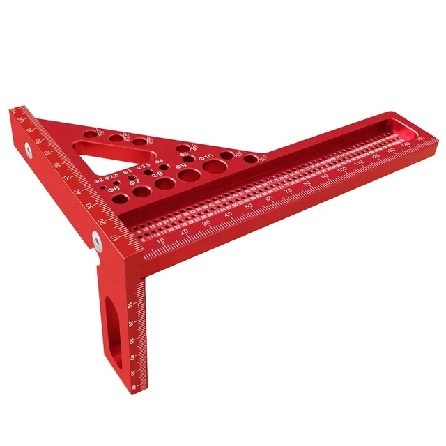 CARPENTER SCRIBING RULER with Multiple Preset Angles for Precision Work ...