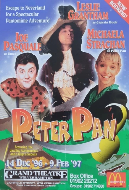 PETER PAN FLYER Leslie Grantham Joe Pasquale Michaela Strachan £6.00 ...