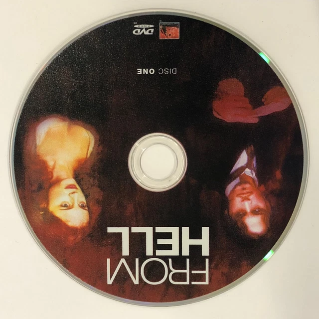 FROM HELL DVD Disc One Horror Thriller Movie Single Disc Disc Only ...