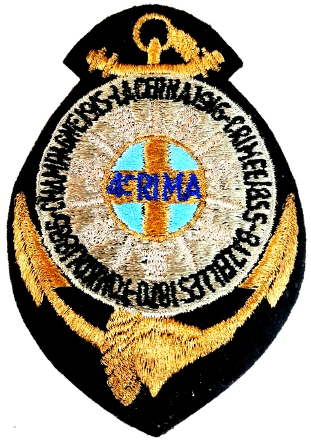 4 RIMA RÉGIMENT Infanterie Marine FREJUS Var Ecusson Patch Badge fab ...