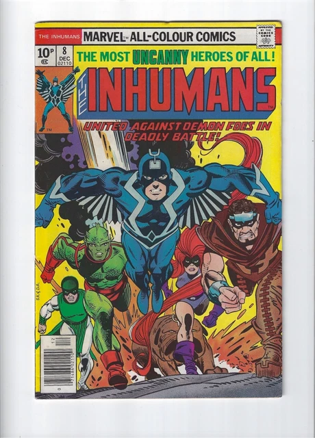 THE INHUMANS #8: The most uncanny heroes of all (Dec 1976): Marvel ...