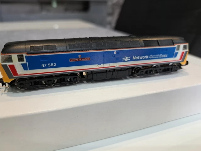 GRAHAM FARISH CLASS 47 In Network Southeast Livery £30.00 - PicClick UK