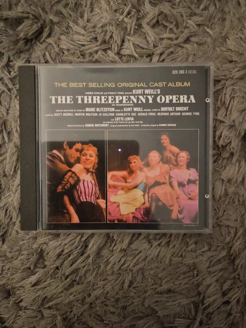 THE THREEPENNY OPERA : Original Cast BEATRICE ARTHUR, LOTTE LENYA ...