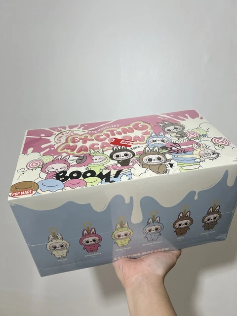 POP MART LABUBU The Monsters Exciting Macaron Plush Pendant Blind Box ...