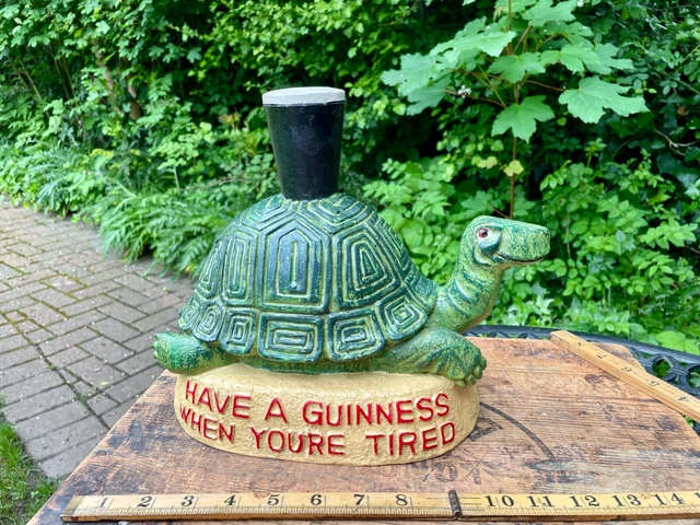 GUINNESS BEER PUB Tortoise Advertising Resin Figure c1970s. £45.00 ...