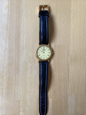 PHILIP PERSIO MENS Watch 23k Gold Plate Quartz £15.00 - PicClick UK