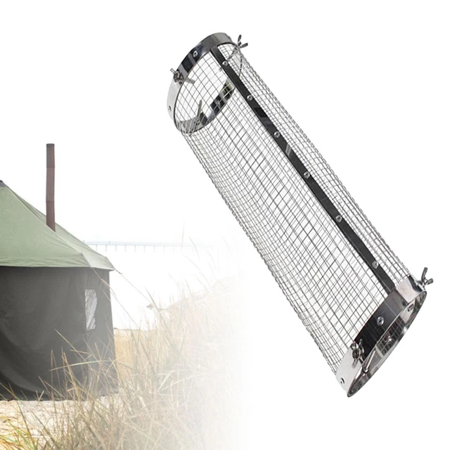 CHIMNEY SPARK ARRESTOR Tent Stove Pipe Fireplace Chimney Anti Scalding ...