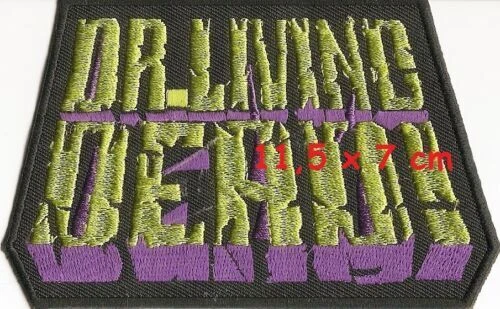 DR. LIVING DEAD Patch Shape Thrash Metal Muncipal Waste Havok xx EUR 8 ...