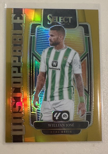 2023-24 PANINI LA Liga Select Gold Prizm WILLIAN JOSE 10/10 Unstoppable ...