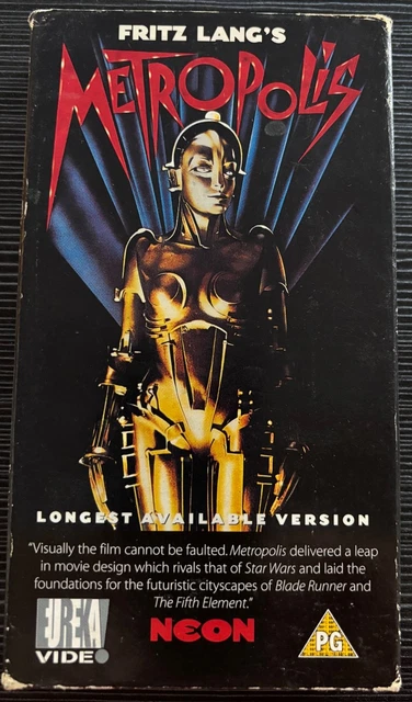FRITZ LANG METROPOLIS Vhs £4.36 - PicClick UK
