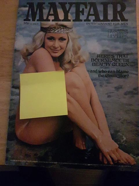 MAYFAIR MAGAZINE VOL.6 No.9 (1971) Penny Mallett,Helena Ortenby, £20.00 - PicClick UK
