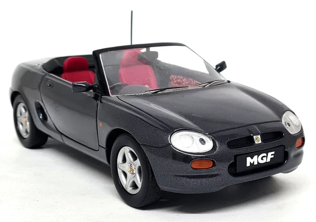 CORGI 1/18 - MG MGF Mk1 1.8 Roadster Charcoal + Plinth Diecast Scale ...