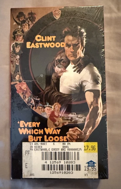 EVERY WHICH WAY But Loose (VHS 1978, 1991) Clint Eastwood FACTORY ...