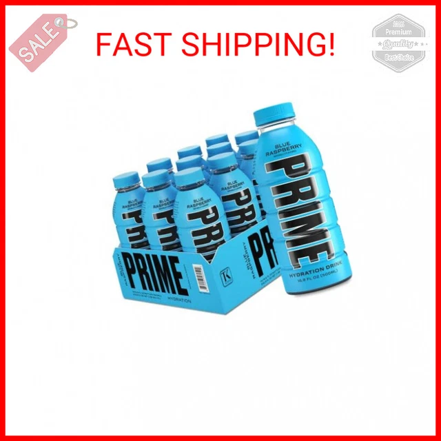 PRIME HYDRATION DRINK Sports Beverage "BLUE RASPBERRY," Naturally ...