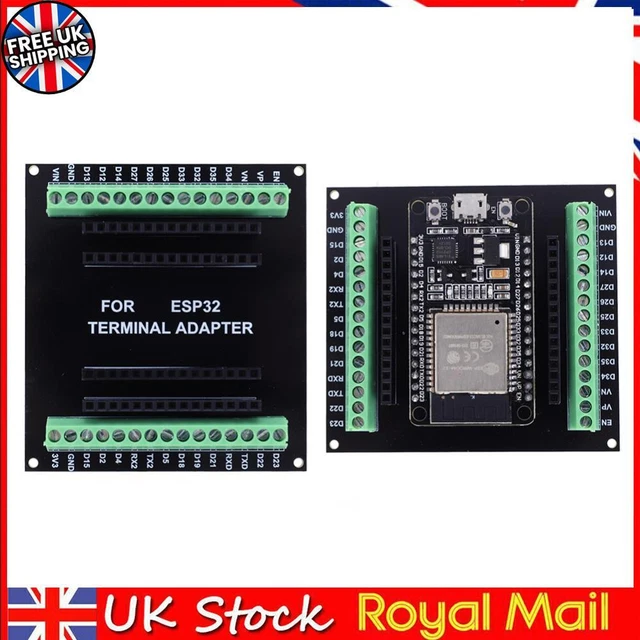 ESP32 BREAKOUT BOARD CP2102 NodeMCU-32S Lua 30Pin GPIO 1 Into 2 Low Power Module £6.19 - PicClick UK
