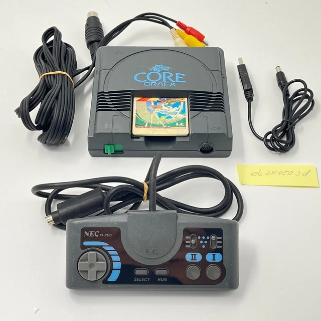 NEC PC ENGINE Core Grafx système de console PCE TurboGrafx-16 rétro ...