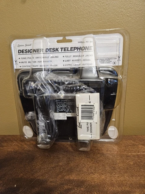 VINTAGE 1990'S LENOXX Sound Designer Desk Telephone PH-306 New Old ...