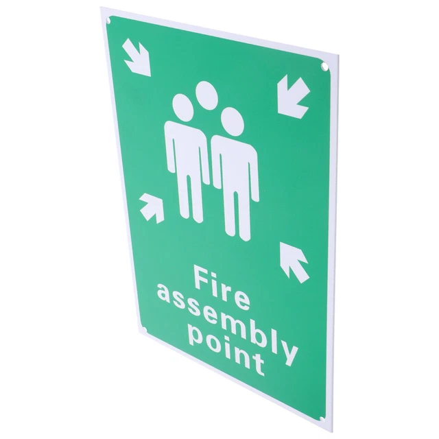 OUTDOOR GARDEN FIRE Safety Sign Fire Safety Warning Sign £9.96 ...