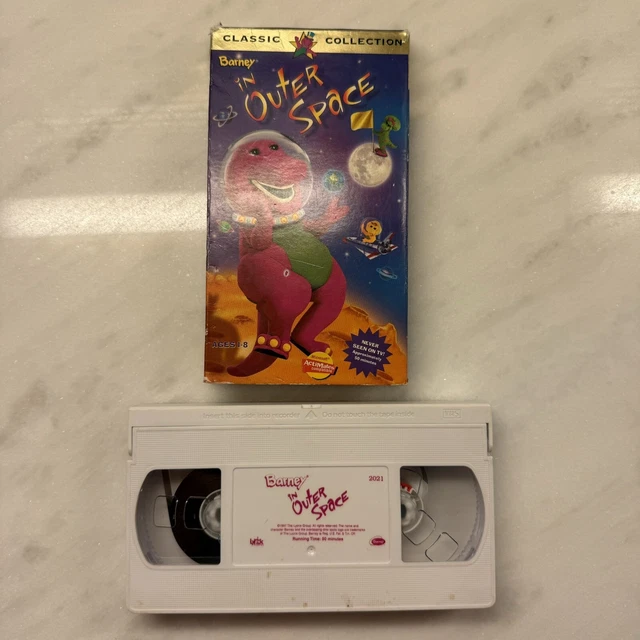 BARNEY IN OUTER Space VHS Tape 1998 Classic Collection Lyrik Studio ...